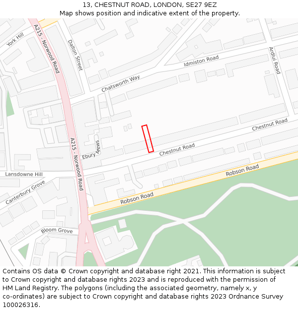 13, CHESTNUT ROAD, LONDON, SE27 9EZ - £1,770,129