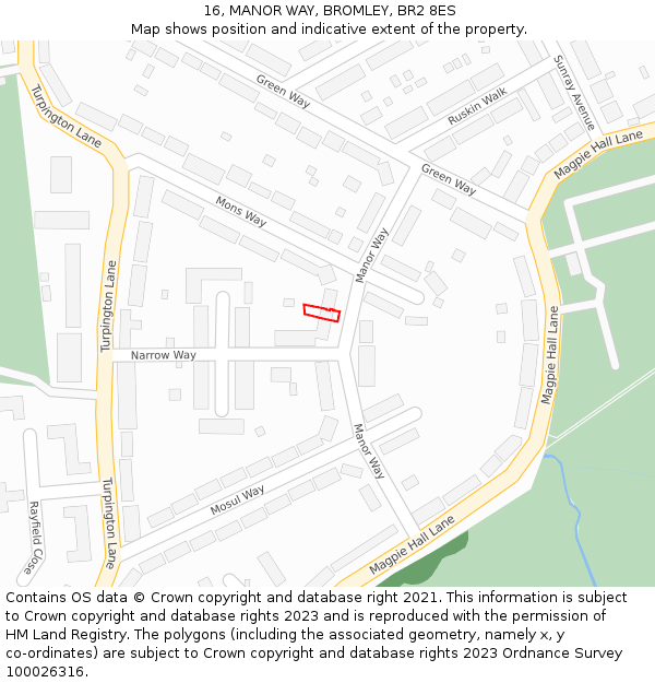 16, MANOR WAY, BROMLEY, BR2 8ES - £395,000