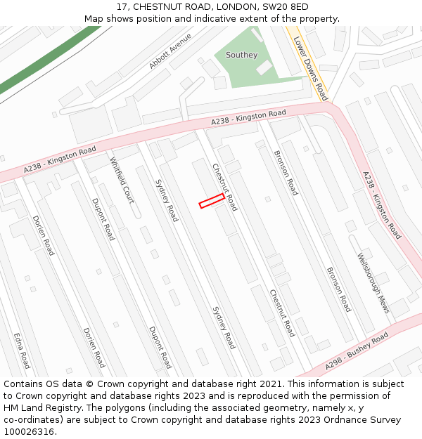 17, CHESTNUT ROAD, LONDON, SW20 8ED - £1,020,000