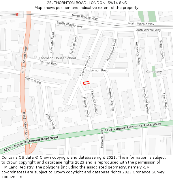 28, THORNTON ROAD, LONDON, SW14 8NS - £1,045,000