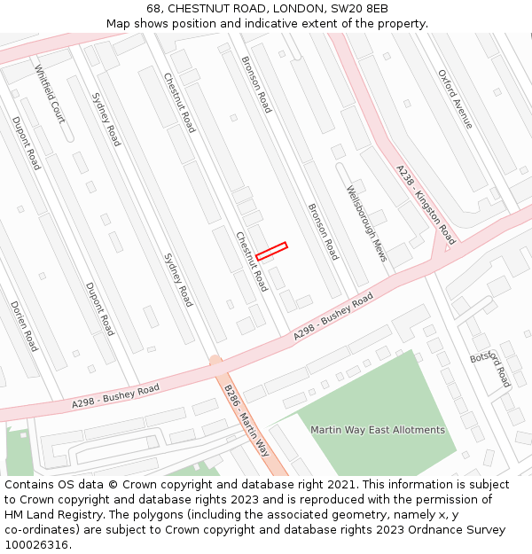 68, CHESTNUT ROAD, LONDON, SW20 8EB - £705,000