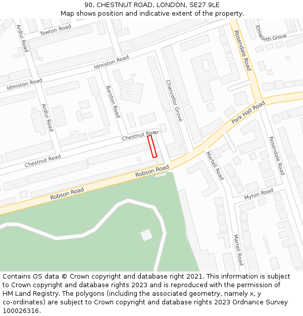 90, CHESTNUT ROAD, LONDON, SE27 9LE - £345,000