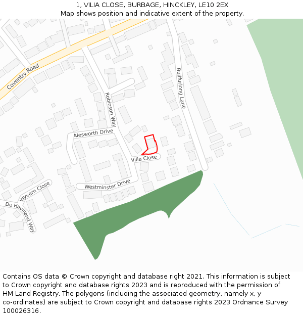 1, VILIA CLOSE, BURBAGE, HINCKLEY, LE10 2EX - £225,000