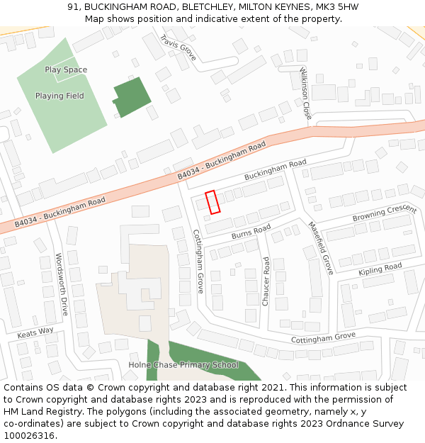 91, BUCKINGHAM ROAD, BLETCHLEY, MILTON KEYNES, MK3 5HW - £300,000