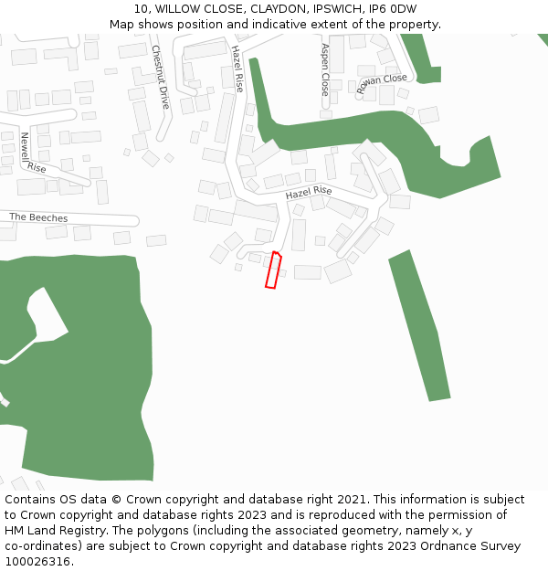 10, WILLOW CLOSE, CLAYDON, IPSWICH, IP6 0DW - £255,000