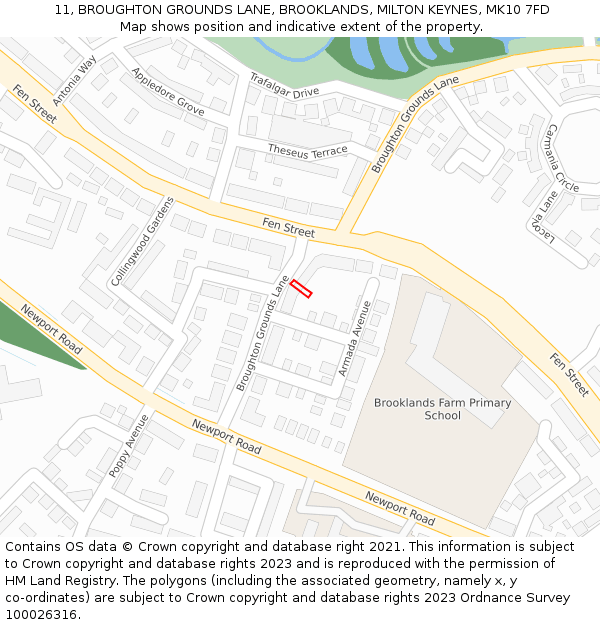 11, BROUGHTON GROUNDS LANE, BROOKLANDS, MILTON KEYNES, MK10 7FD - £360,000