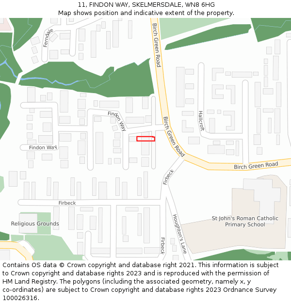 11, FINDON WAY, SKELMERSDALE, WN8 6HG - £185,000