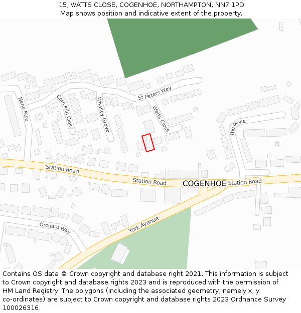15, WATTS CLOSE, COGENHOE, NORTHAMPTON, NN7 1PD - £495,000