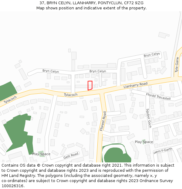 37, BRYN CELYN, LLANHARRY, PONTYCLUN, CF72 9ZG - £245,000