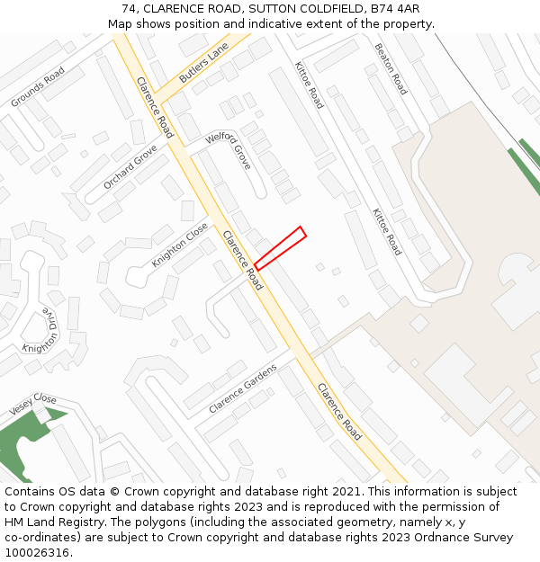74, CLARENCE ROAD, SUTTON COLDFIELD, B74 4AR - £502,000