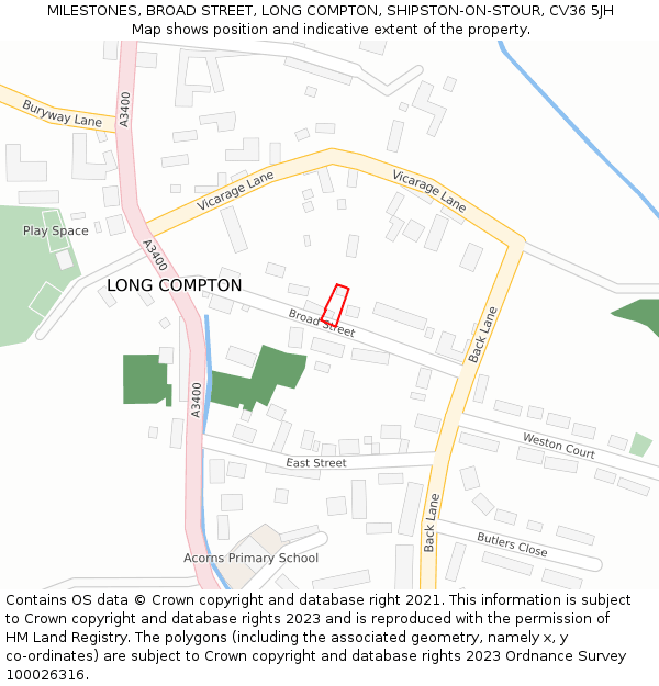 MILESTONES, BROAD STREET, LONG COMPTON, SHIPSTON-ON-STOUR, CV36 5JH - £ ...