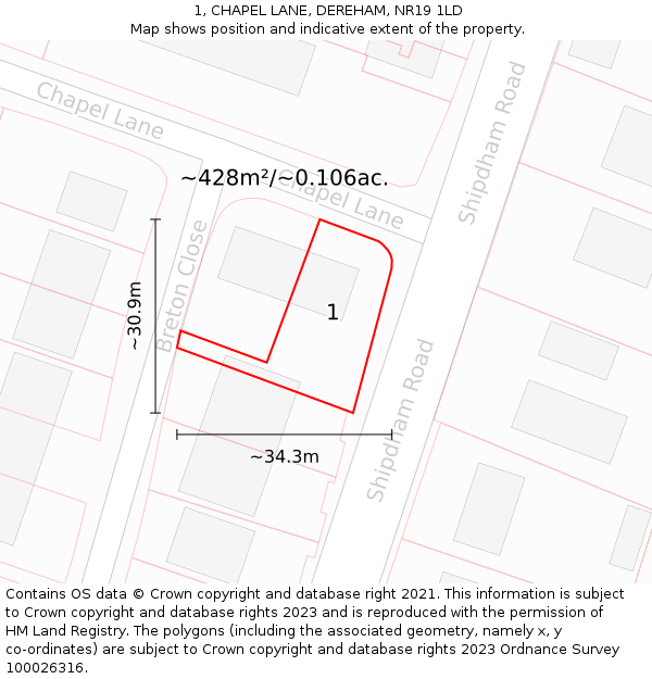 1, CHAPEL LANE, DEREHAM, NR19 1LD - £320,000