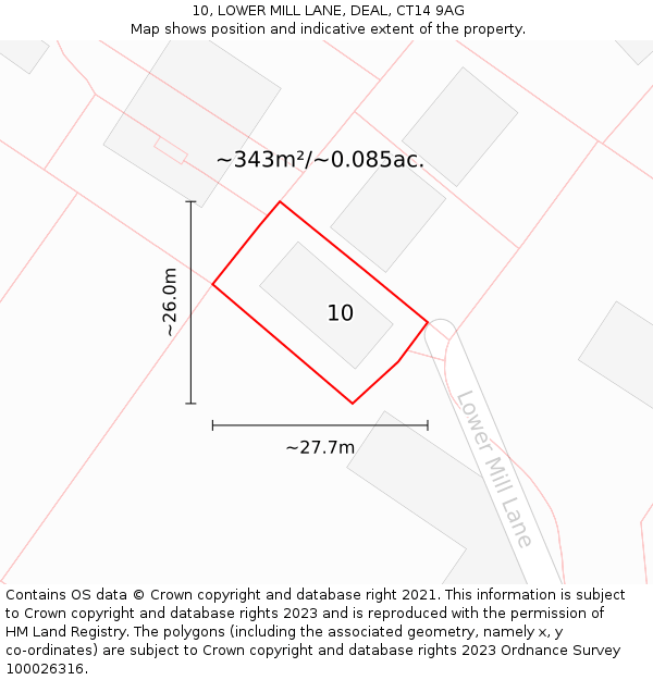 10, LOWER MILL LANE, DEAL, CT14 9AG - £490,000