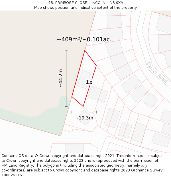 15, PRIMROSE CLOSE, LINCOLN, LN5 9XA - £135,000