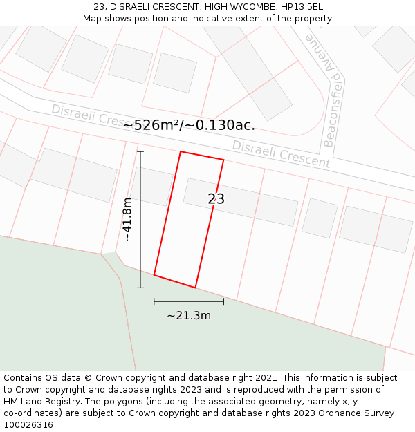 23, DISRAELI CRESCENT, HIGH WYCOMBE, HP13 5EL - £437,000