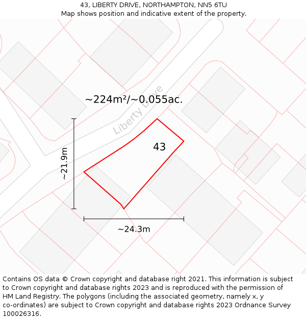 43, LIBERTY DRIVE, NORTHAMPTON, NN5 6TU - £166,000
