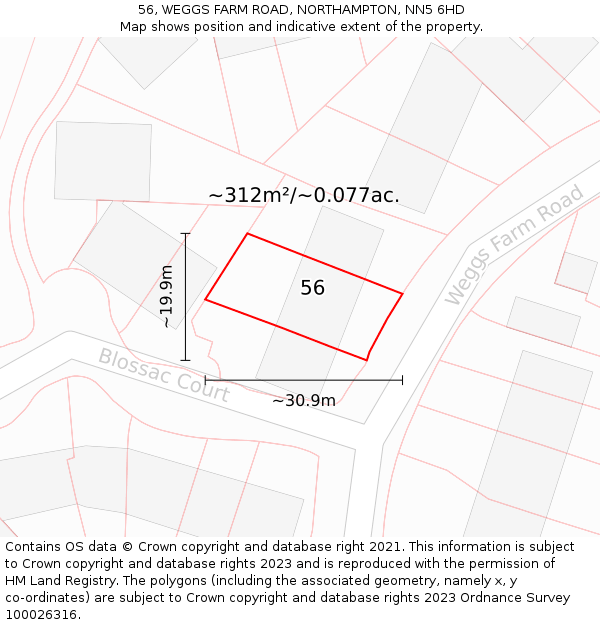 56, WEGGS FARM ROAD, NORTHAMPTON, NN5 6HD - £284,000