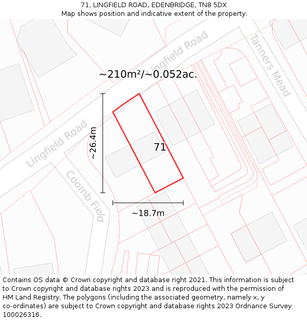 71, LINGFIELD ROAD, EDENBRIDGE, TN8 5DX - £364,000