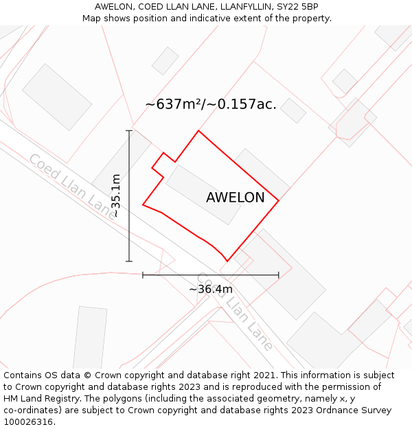 AWELON, COED LLAN LANE, LLANFYLLIN, SY22 5BP - £313,000