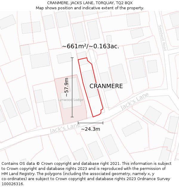 CRANMERE, JACKS LANE, TORQUAY, TQ2 8QX - £340,000