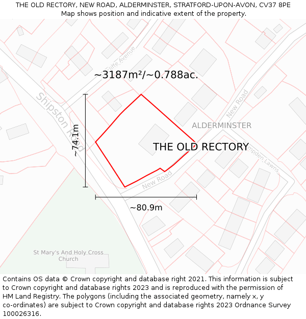 THE OLD RECTORY, NEW ROAD, ALDERMINSTER, STRATFORD-UPON-AVON, CV37 8PE ...