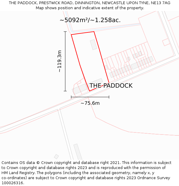THE PADDOCK, PRESTWICK ROAD, DINNINGTON, NEWCASTLE UPON TYNE, NE13 7AG ...