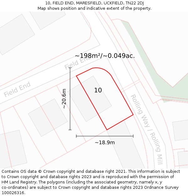 10, FIELD END, MARESFIELD, UCKFIELD, TN22 2DJ - £105,000