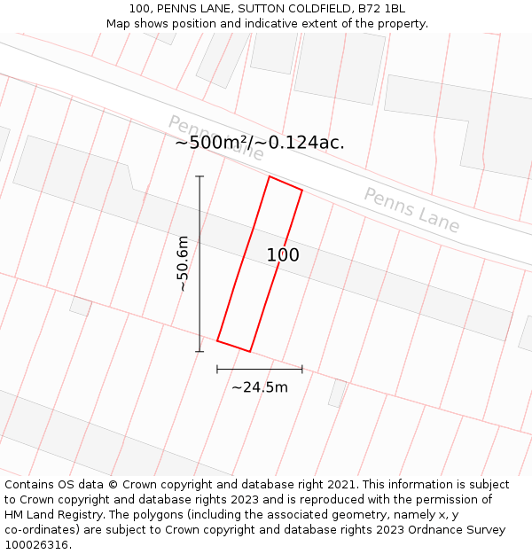 100, PENNS LANE, SUTTON COLDFIELD, B72 1BL - £475,000