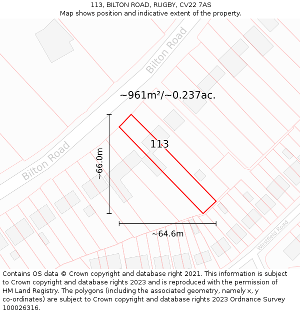 113, BILTON ROAD, RUGBY, CV22 7AS - £270,000