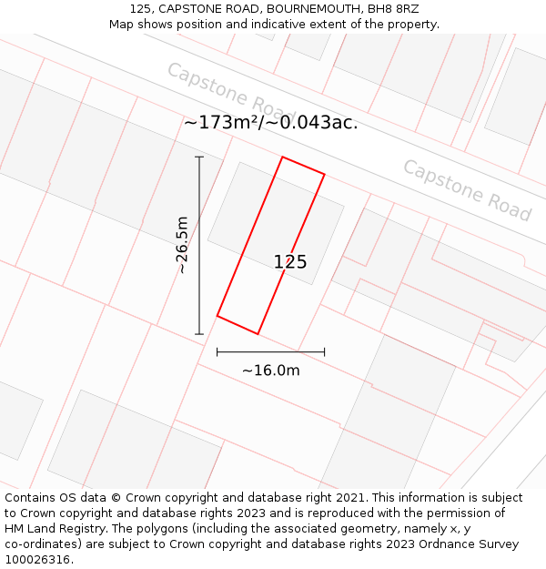 125, CAPSTONE ROAD, BOURNEMOUTH, BH8 8RZ - £150,000
