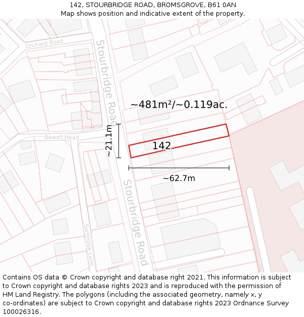 142, STOURBRIDGE ROAD, BROMSGROVE, B61 0AN - £328,000