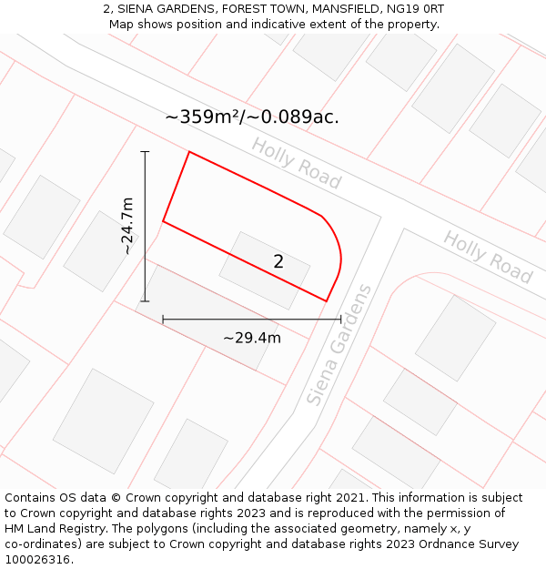 2, SIENA GARDENS, FOREST TOWN, MANSFIELD, NG19 0RT - £100,000