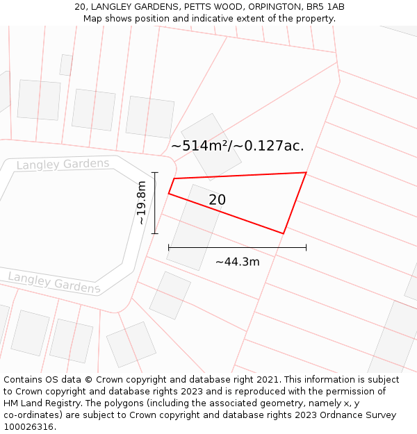 20, LANGLEY GARDENS, PETTS WOOD, ORPINGTON, BR5 1AB - £340,000