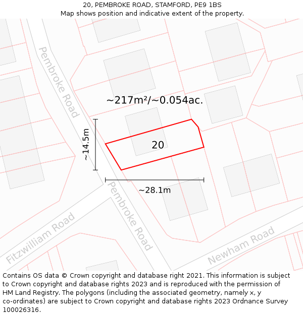 20, PEMBROKE ROAD, STAMFORD, PE9 1BS - £212,500