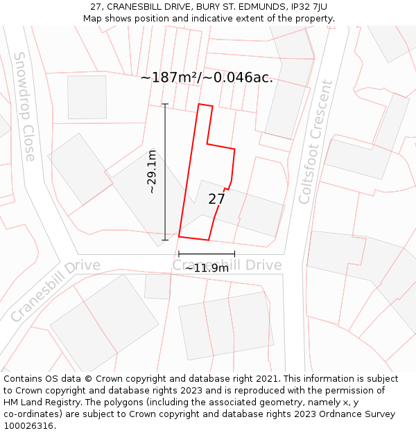 27, CRANESBILL DRIVE, BURY ST. EDMUNDS, IP32 7JU - £160,000