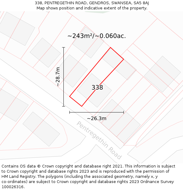 338, PENTREGETHIN ROAD, GENDROS, SWANSEA, SA5 8AJ - £128,500