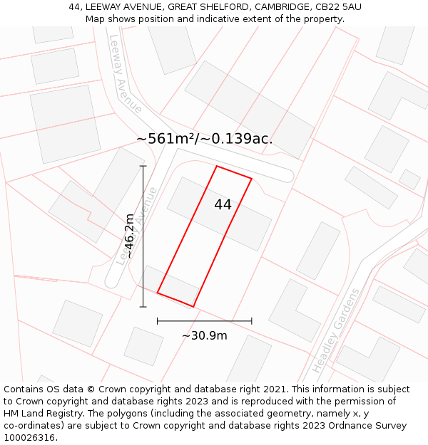 44, LEEWAY AVENUE, GREAT SHELFORD, CAMBRIDGE, CB22 5AU - £580,000