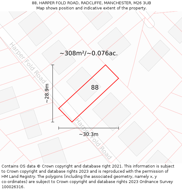 88, HARPER FOLD ROAD, RADCLIFFE, MANCHESTER, M26 3UB - £120,000