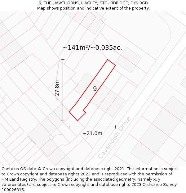 9, THE HAWTHORNS, HAGLEY, STOURBRIDGE, DY9 0GD - £146,000