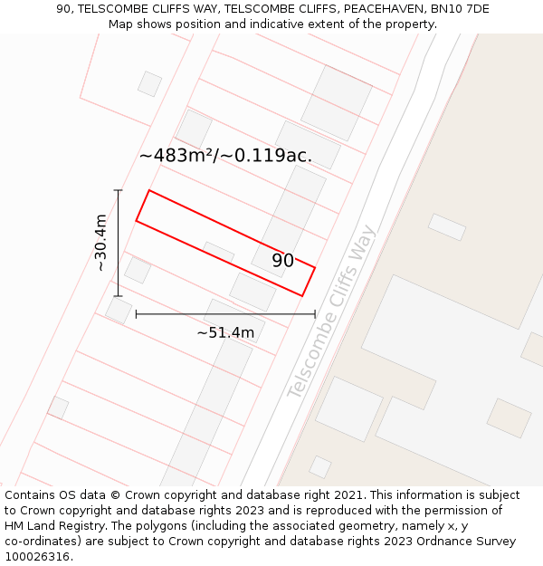 90, TELSCOMBE CLIFFS WAY, TELSCOMBE CLIFFS, PEACEHAVEN, BN10 7DE - £362,000