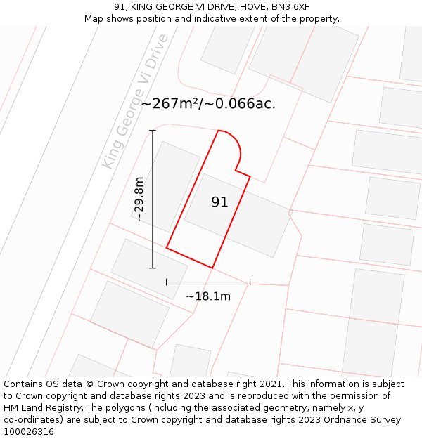 91, KING GEORGE VI DRIVE, HOVE, BN3 6XF - £585,000
