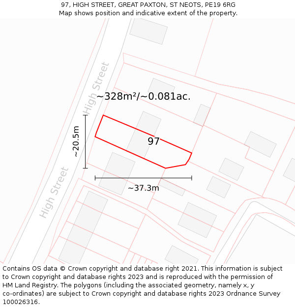 97, HIGH STREET, GREAT PAXTON, ST NEOTS, PE19 6RG - £350,000