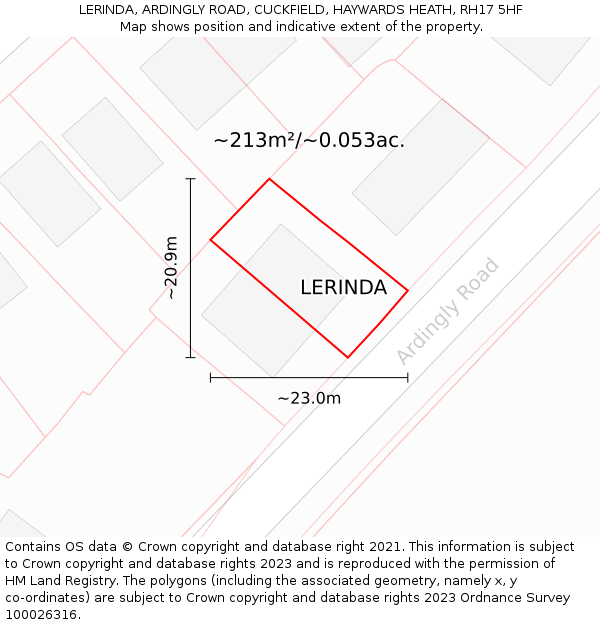 LERINDA, ARDINGLY ROAD, CUCKFIELD, HAYWARDS HEATH, RH17 5HF - £380,000