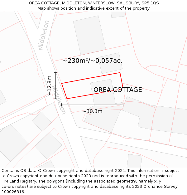 OREA COTTAGE, MIDDLETON, WINTERSLOW, SALISBURY, SP5 1QS - £147,000