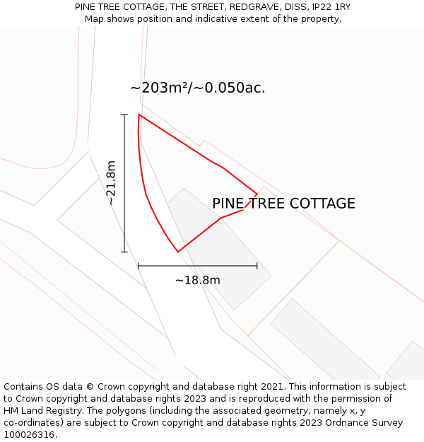 PINE TREE COTTAGE, THE STREET, REDGRAVE, DISS, IP22 1RY - £275,000