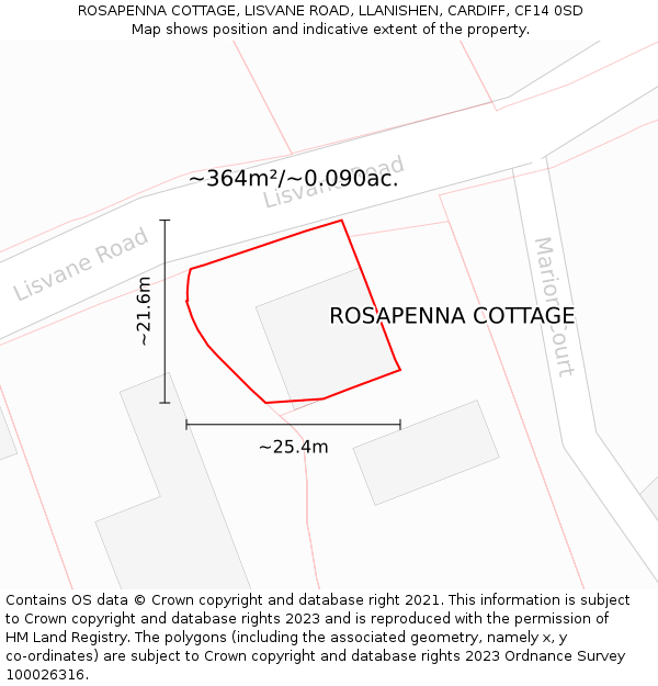 ROSAPENNA COTTAGE, LISVANE ROAD, LLANISHEN, CARDIFF, CF14 0SD - £612,500
