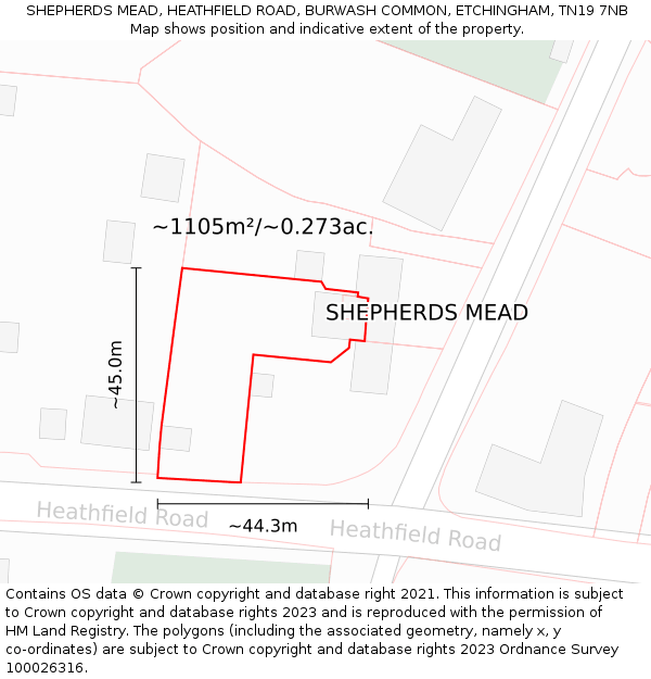 SHEPHERDS MEAD, HEATHFIELD ROAD, BURWASH COMMON, ETCHINGHAM, TN19 7NB ...