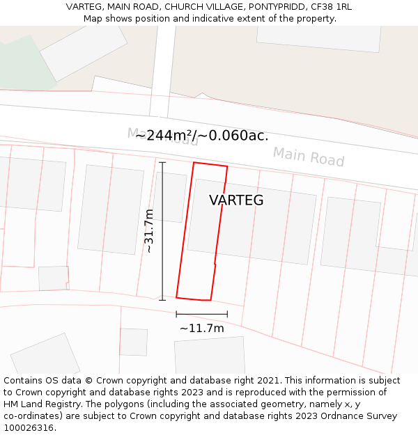 VARTEG, MAIN ROAD, CHURCH VILLAGE, PONTYPRIDD, CF38 1RL - £234,000