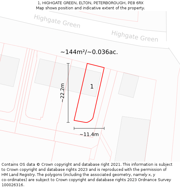 1, HIGHGATE GREEN, ELTON, PETERBOROUGH, PE8 6RX - £330,000