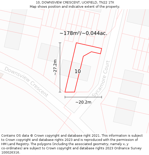 10, DOWNSVIEW CRESCENT, UCKFIELD, TN22 1TX - £224,000
